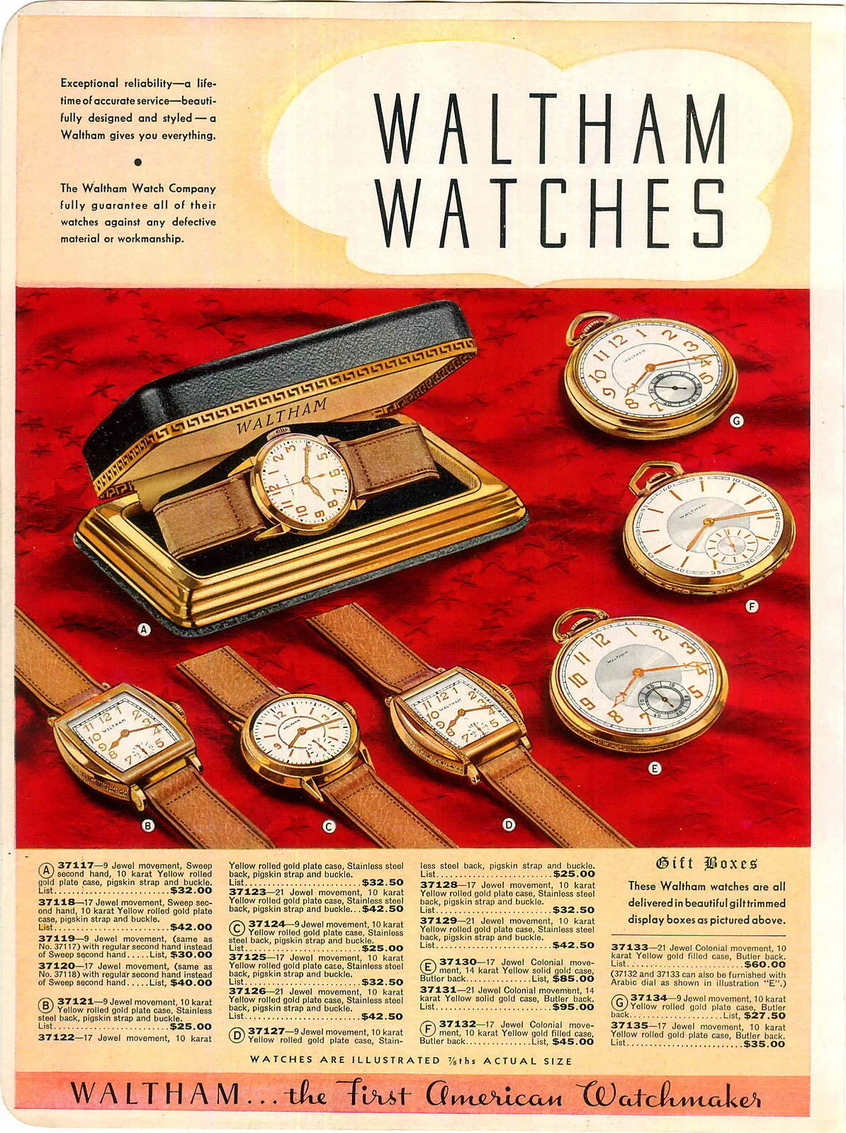 Vintage Waltham Watch Advertisements — Buying On Time Vintage Watches
