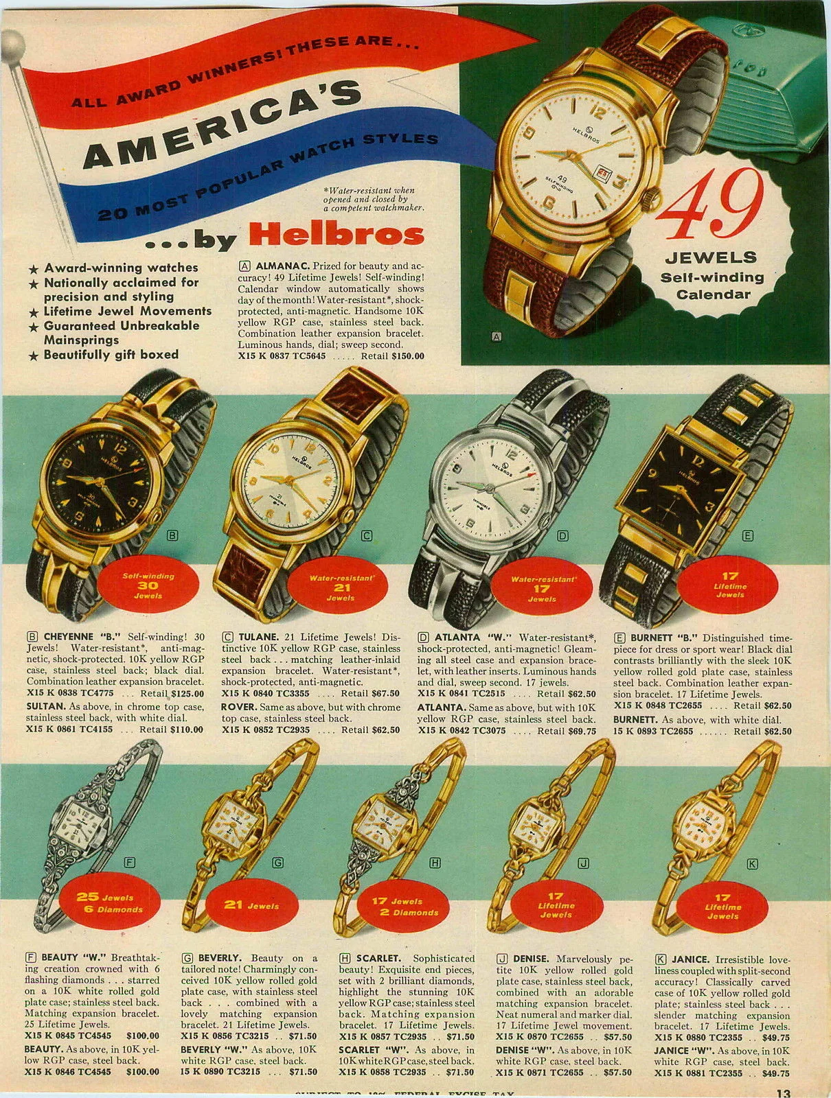 Vintage Waltham Watch Advertisements — Buying On Time Vintage Watches