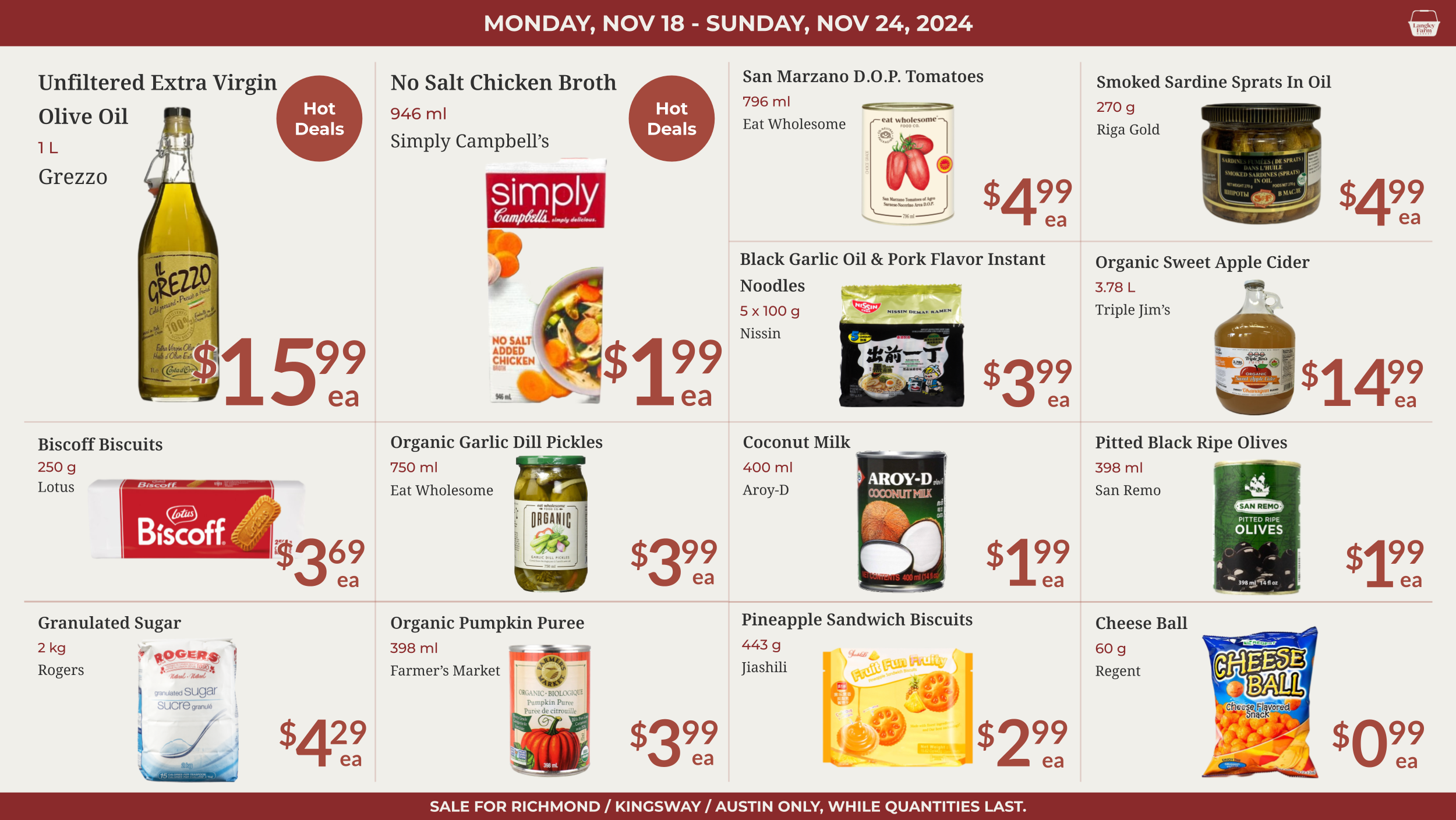 Test Weekly Deals — Langley Farm Market