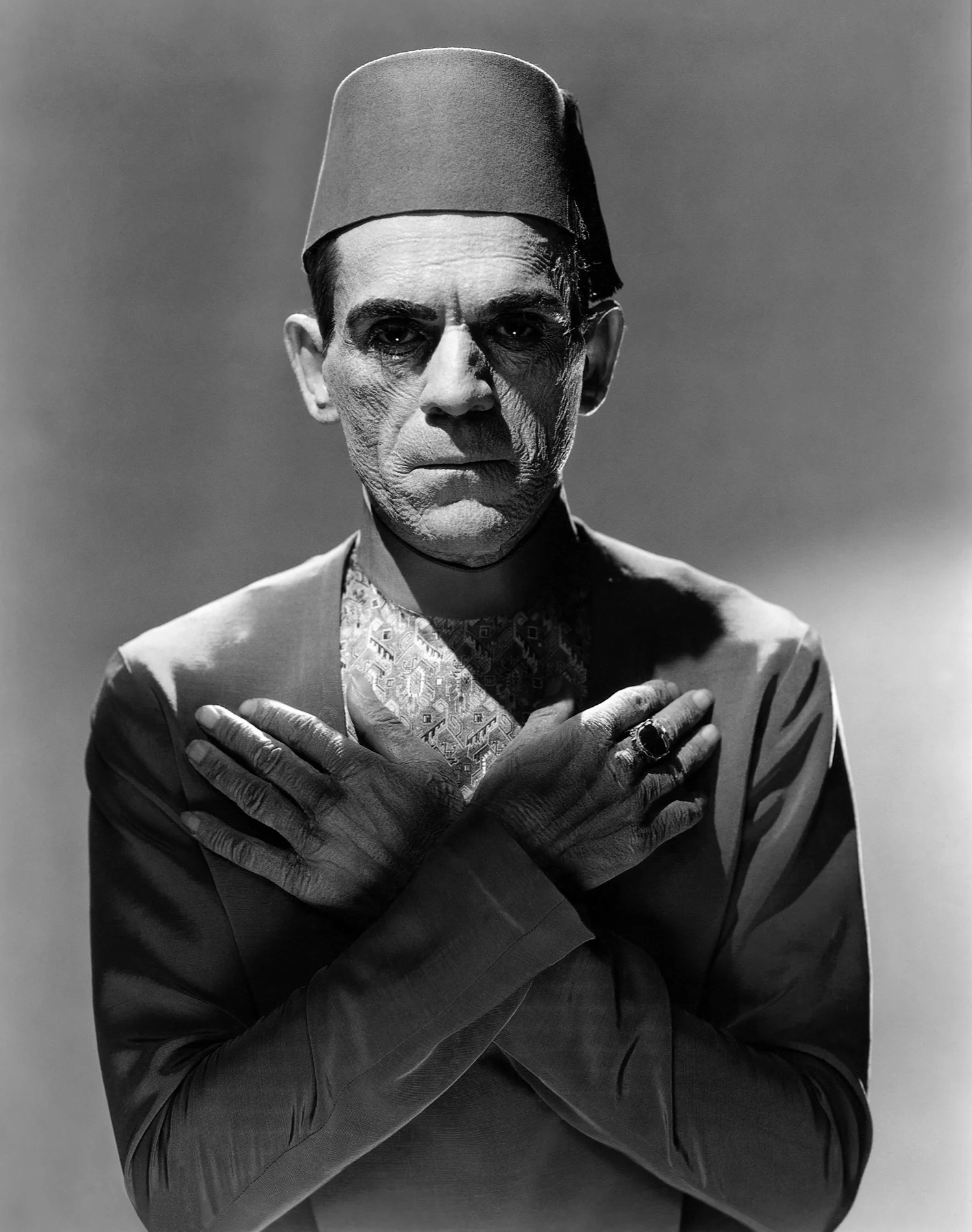 Boris Karloff The Mummy Makeup