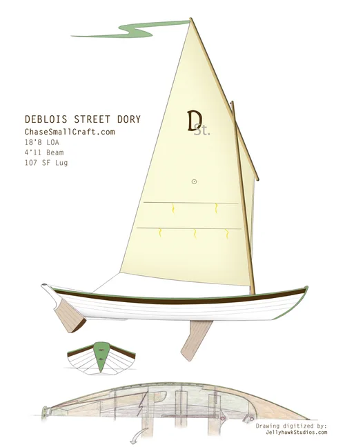 Deblois Street Dory — Chase Small Craft