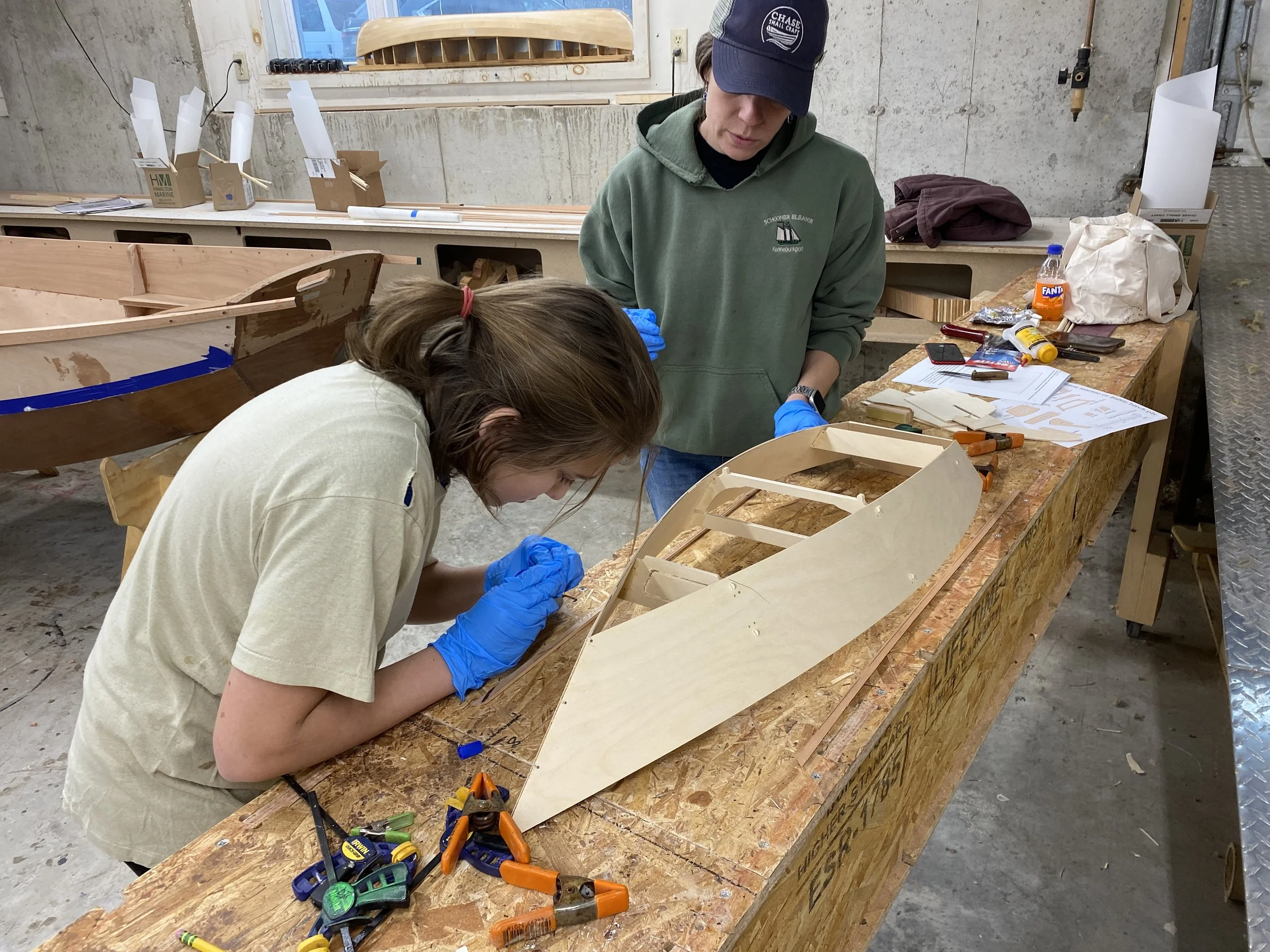 Model boat building class — Chase Small Craft