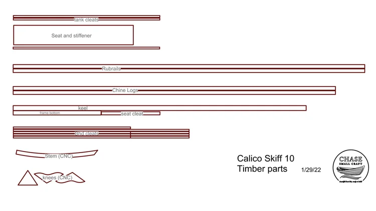 Calico Skiff — Chase Small Craft