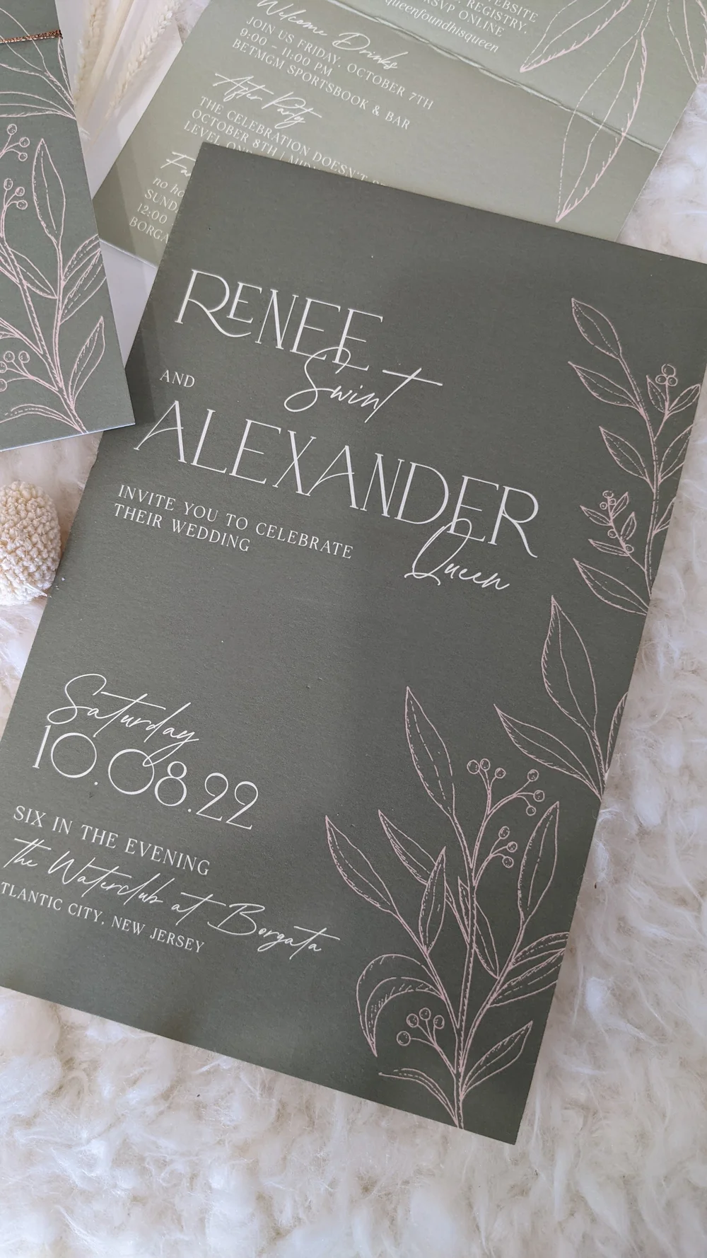 Romantic Wedding Invitations