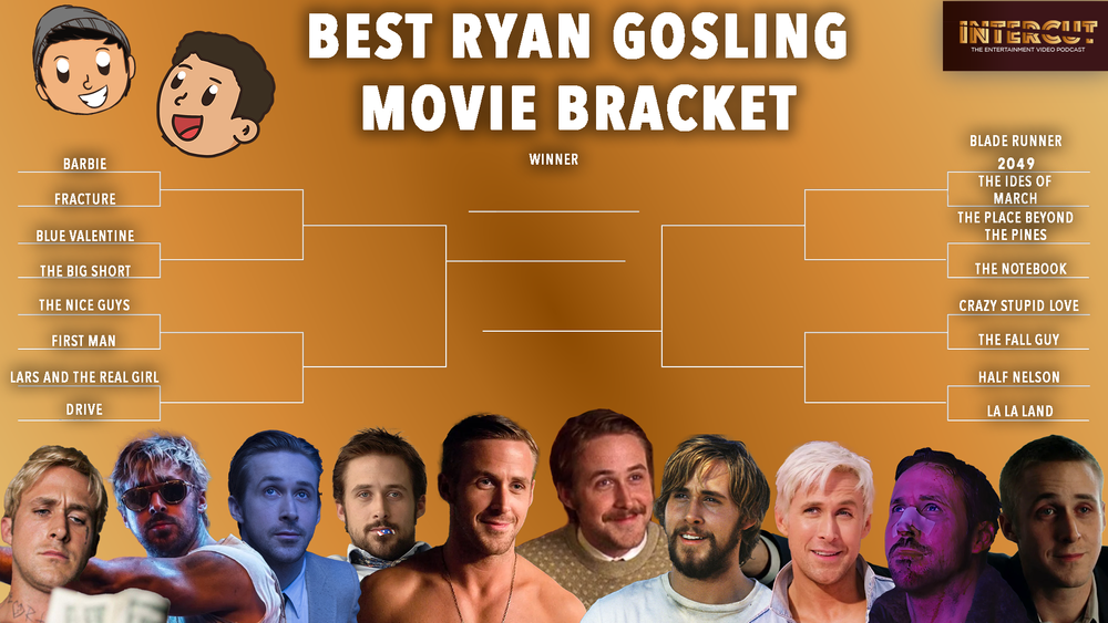 What is the best Ryan Gosling movie? | Movie Brackets