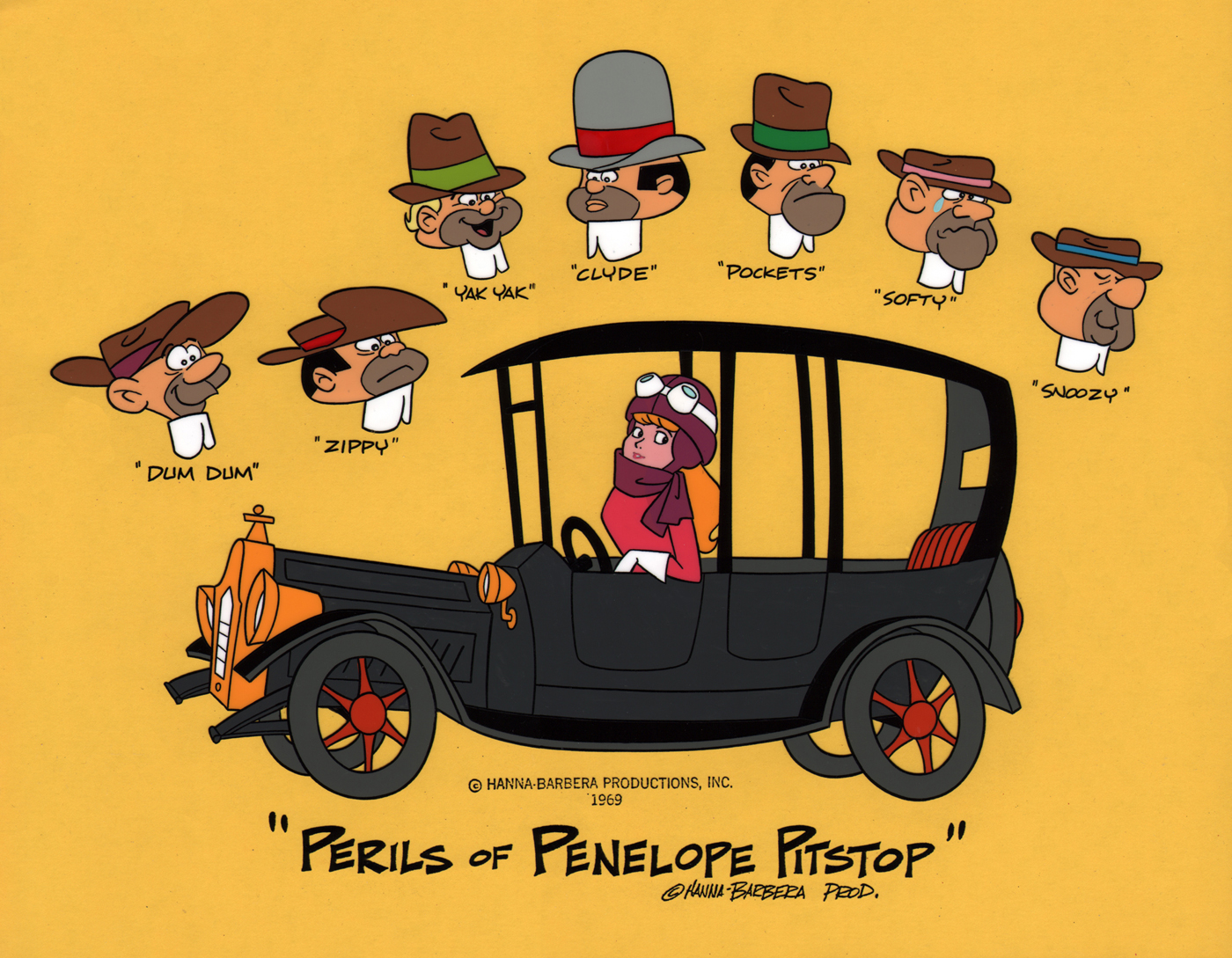 Comic Mint - Animation Art - "The Perils of Penelope Pitstop" (1969)