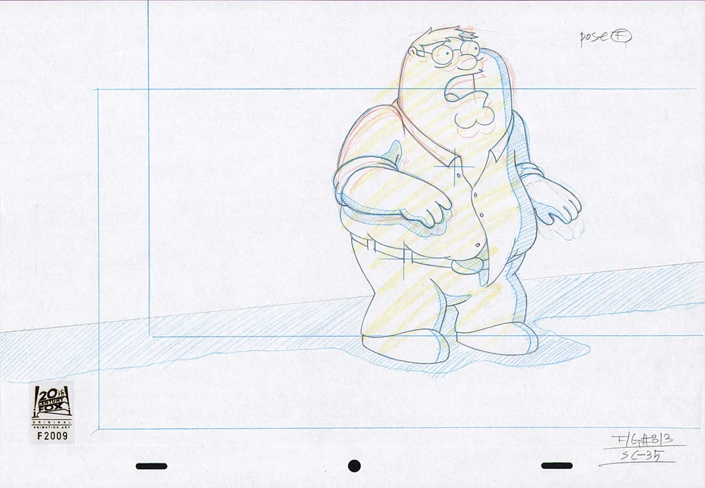 Peter Family Guy Drawing