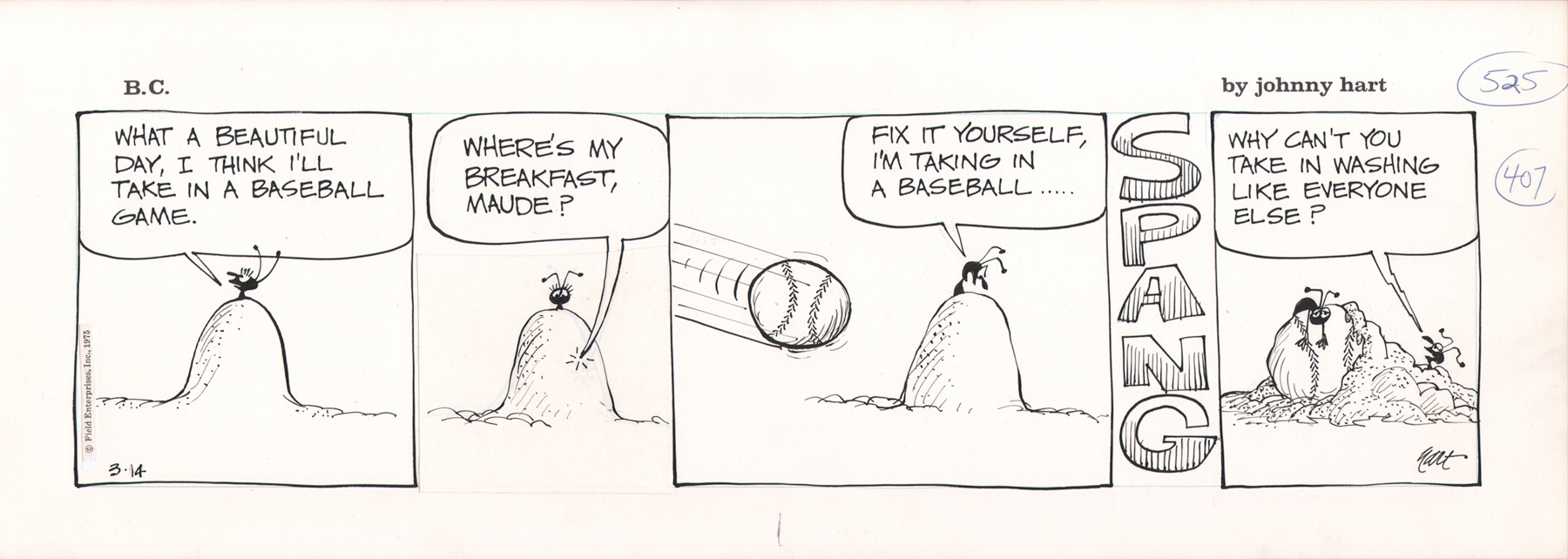 Comic Mint - Animation Art - B.C. (1975) Johnny Hart