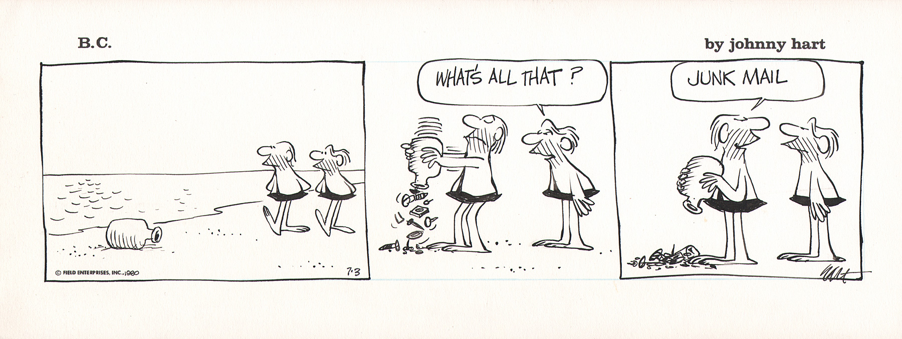 Comic Mint - Animation Art - B.C. (1980) Johnny Hart