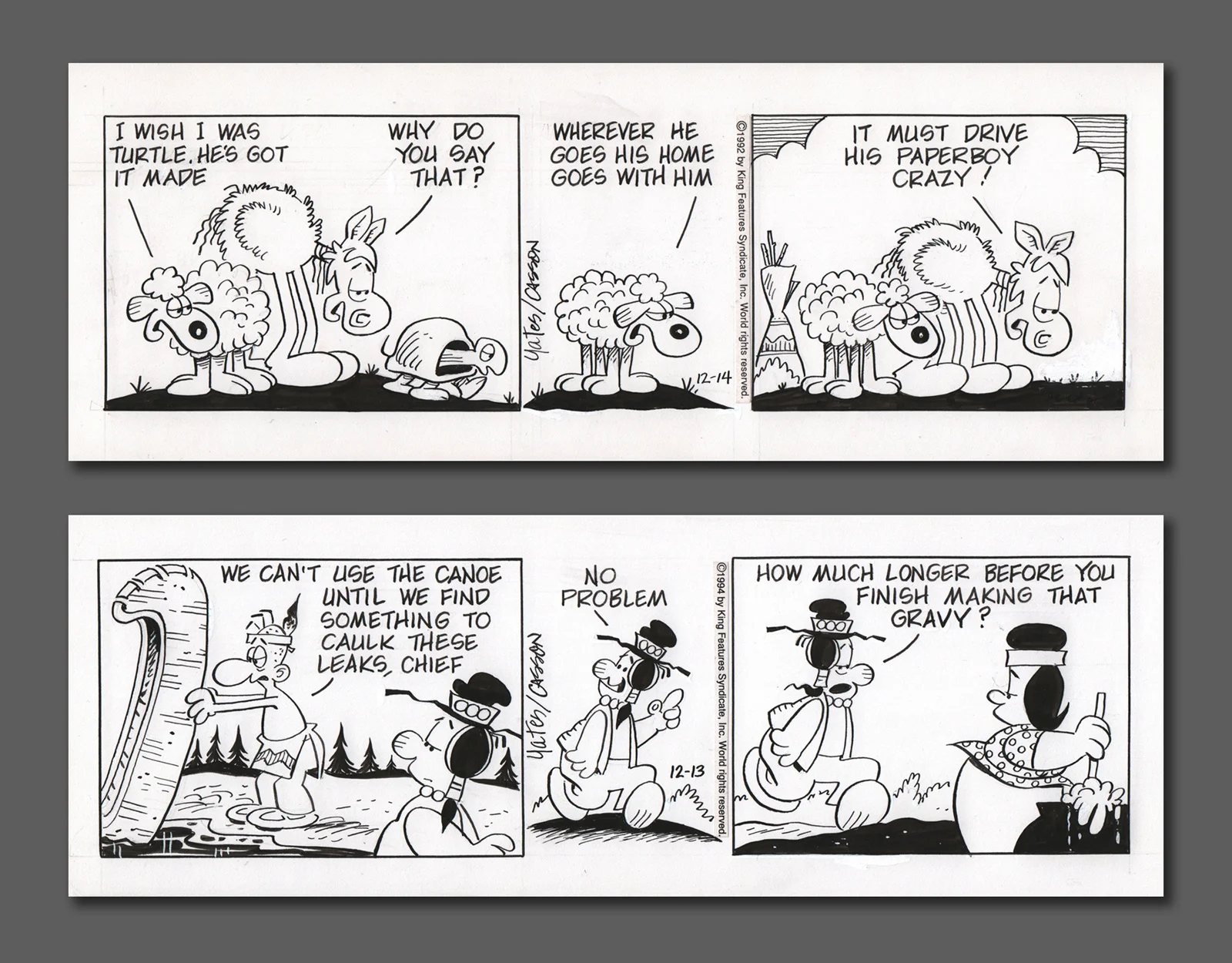 Comic Mint - Animation Art - Redeye (1992) by Mel Casson & Bill Yates