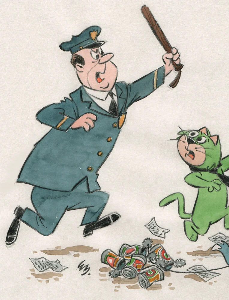 comic-mint-animation-art-the-top-cat-gang-by-ed-benedict-1995