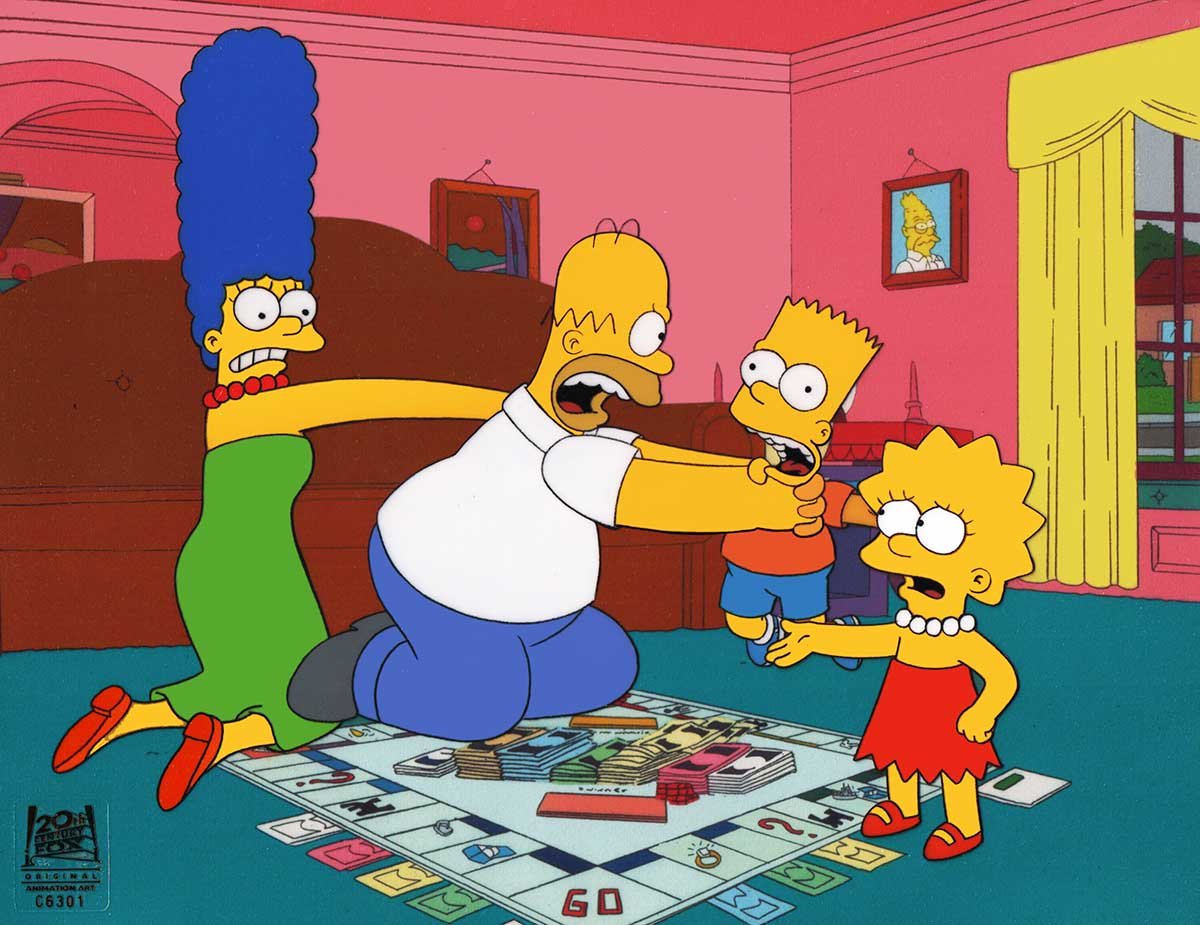 Comic Mint - Animation Art - THE SIMPSONS "Brawl in the Family" (2002)
