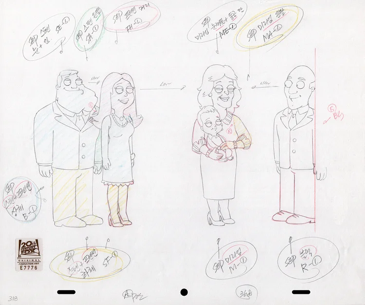 American Dad Drawing