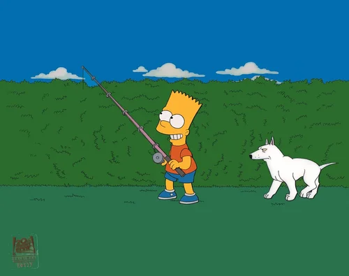 Bart Simpson With A Gun
