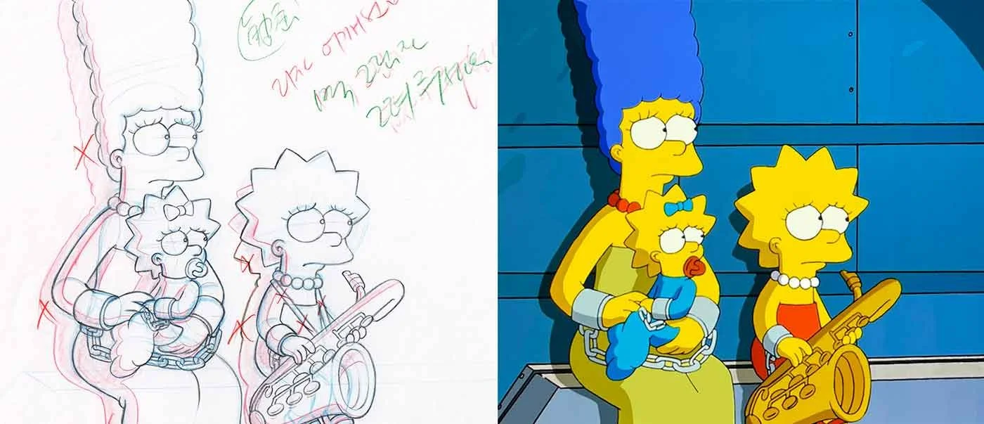 Comic Mint - Animation Art - The Simpsons "Simple Simpson" (2004)