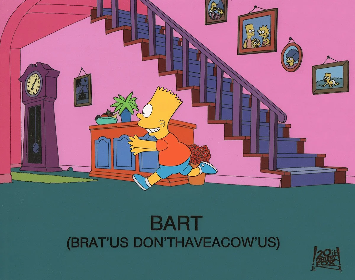 Comic Mint - Animation Art - THE SIMPSONS "Homer Alone" (1992)