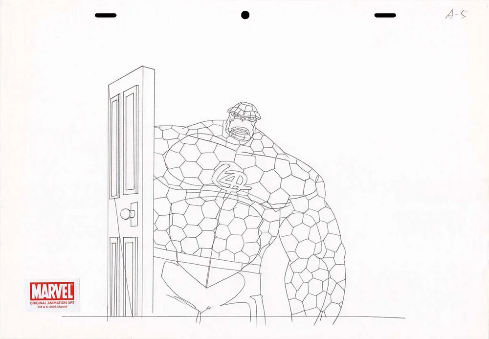 The Thing Fantastic Four Drawing