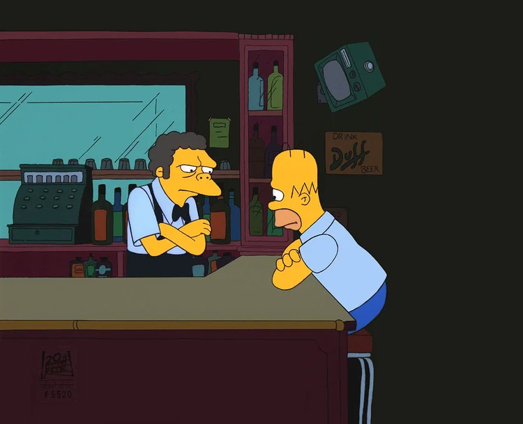 Animated Marge Simpson And Moe