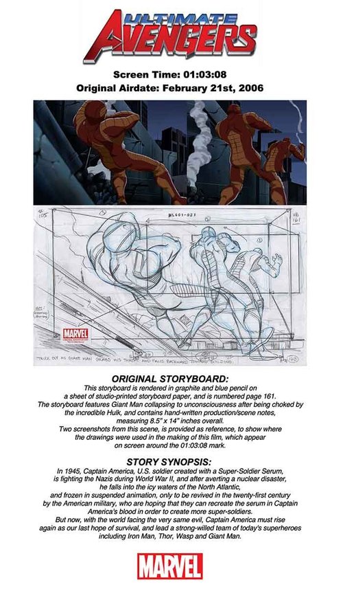 Avengers Comic Book Page