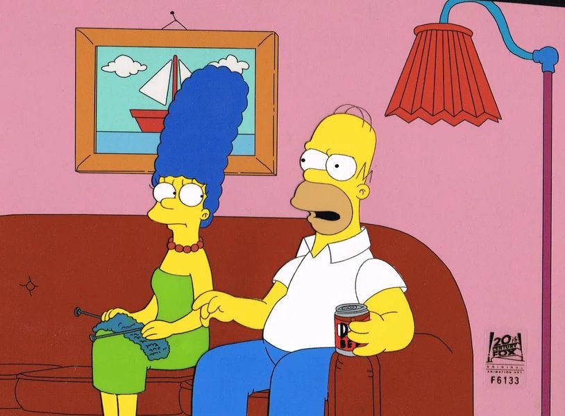 Comic Mint - Animation Art - THE SIMPSONS "The Old Man and the Key" (2002)