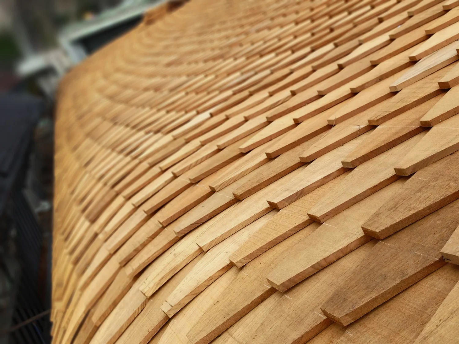 Artisanal Curved Roof Shingles | Custom Shingles