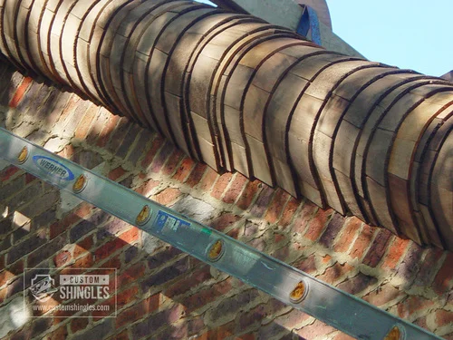 Artisanal Curved Roof Shingles | Custom Shingles