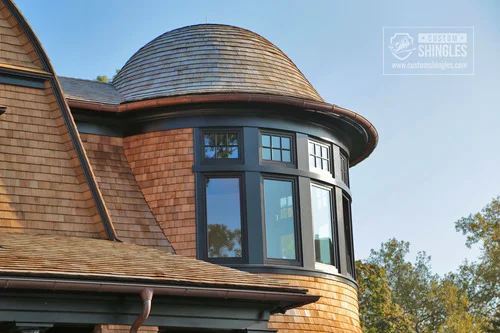 Artisanal Curved Roof Shingles | Custom Shingles