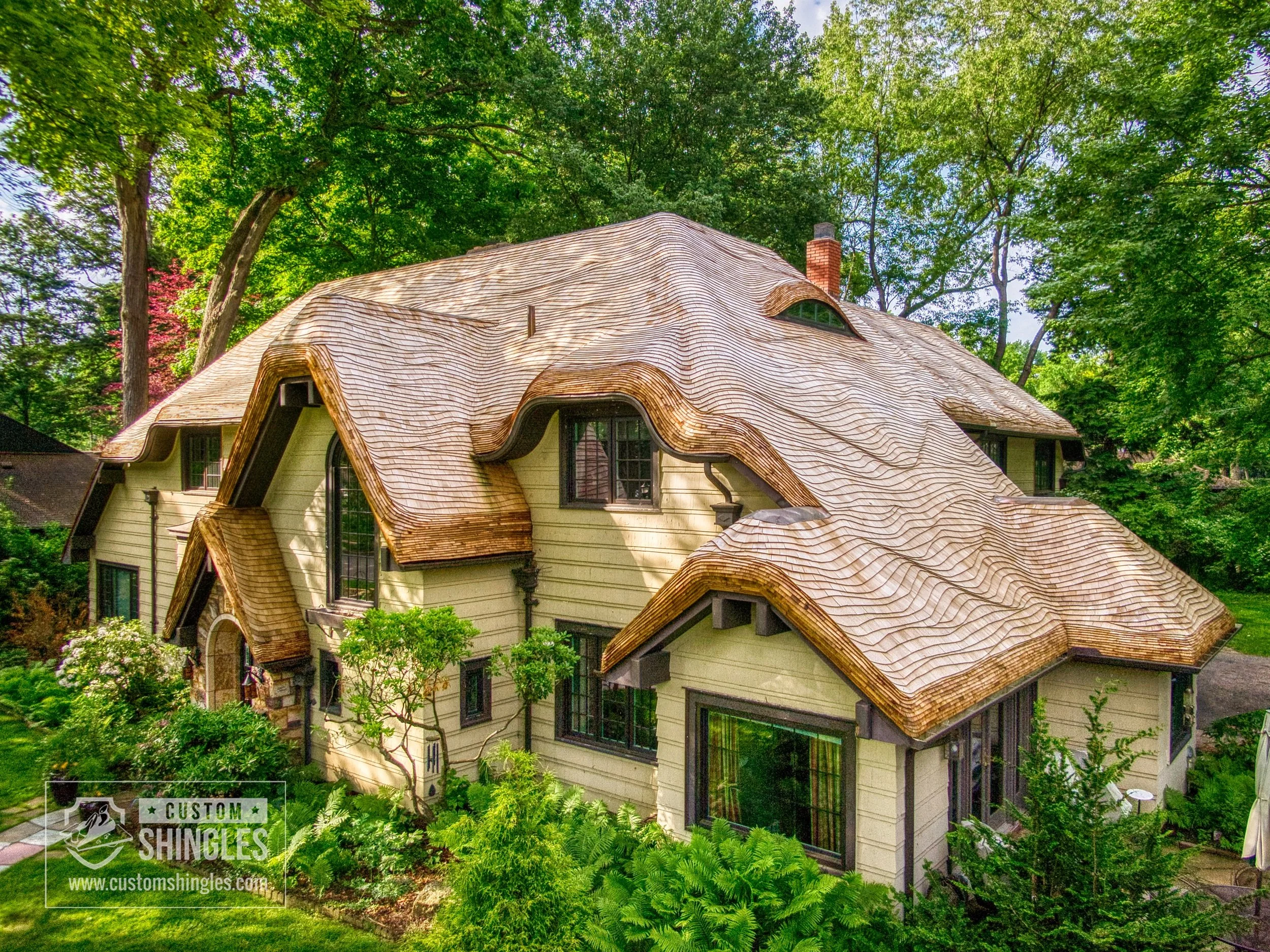 Custom Shingles for False Thatched Roof | Custom Shingles