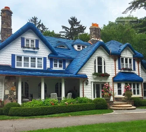 Smurf Roof | Custom Shingles