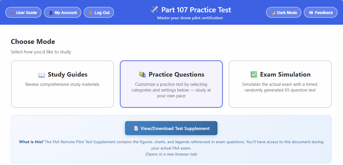 FAA Part 107 Practice Test with Study Guides & Exam Simulator ...