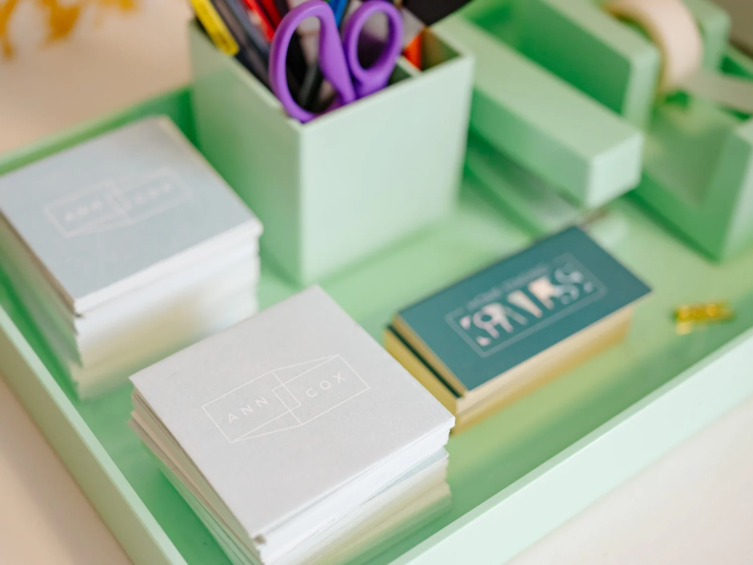 Annie's Home Style: Colorful Home Office — Ann Cox Design | Interior ...