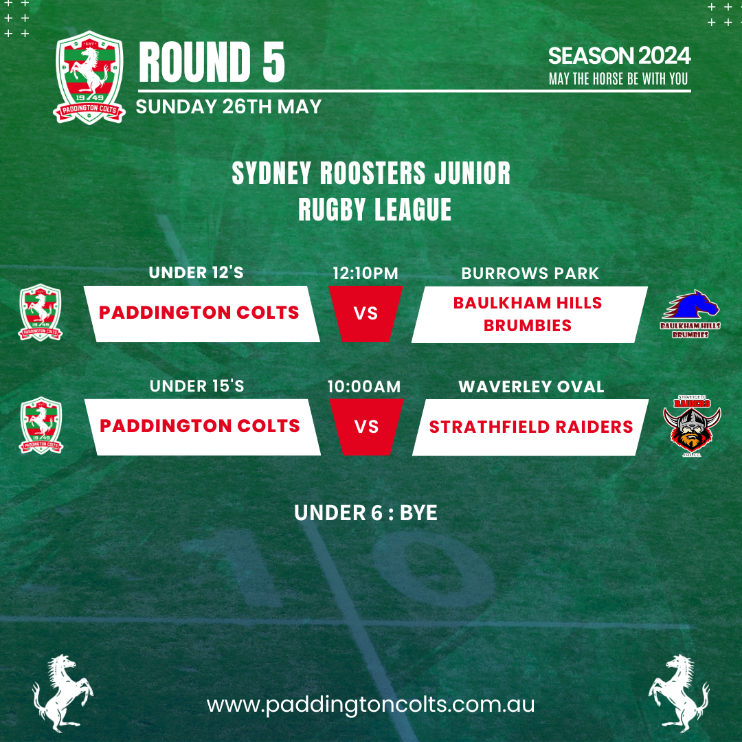 Round 5 Draw is out! Wishing all our teams the best of luck this ...