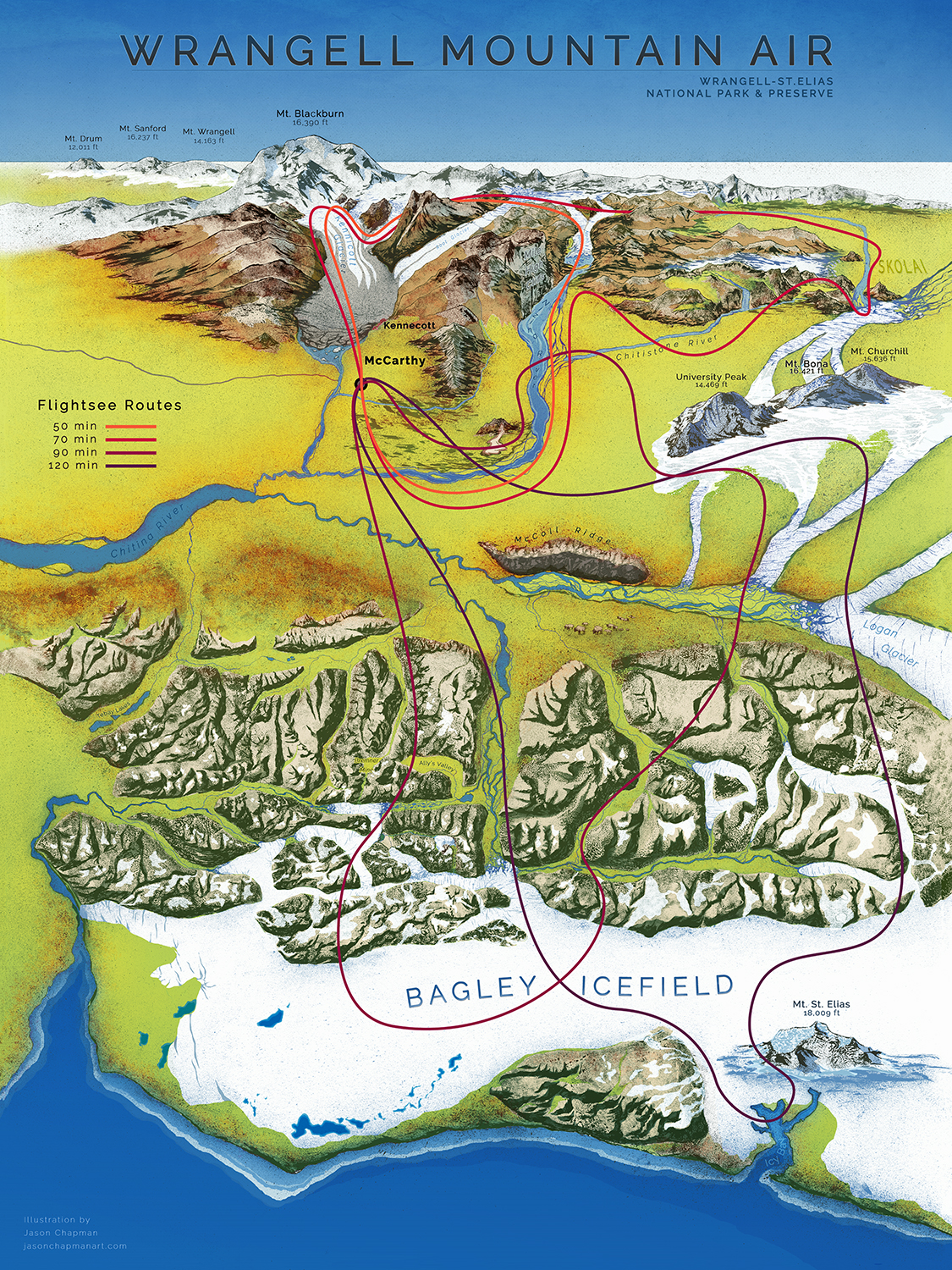 Air Mountains Map