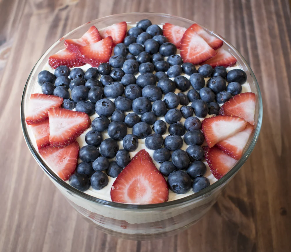 Star Berry Trifle — Mrs. Gerry's Kitchen | The Best in Salads & Sides