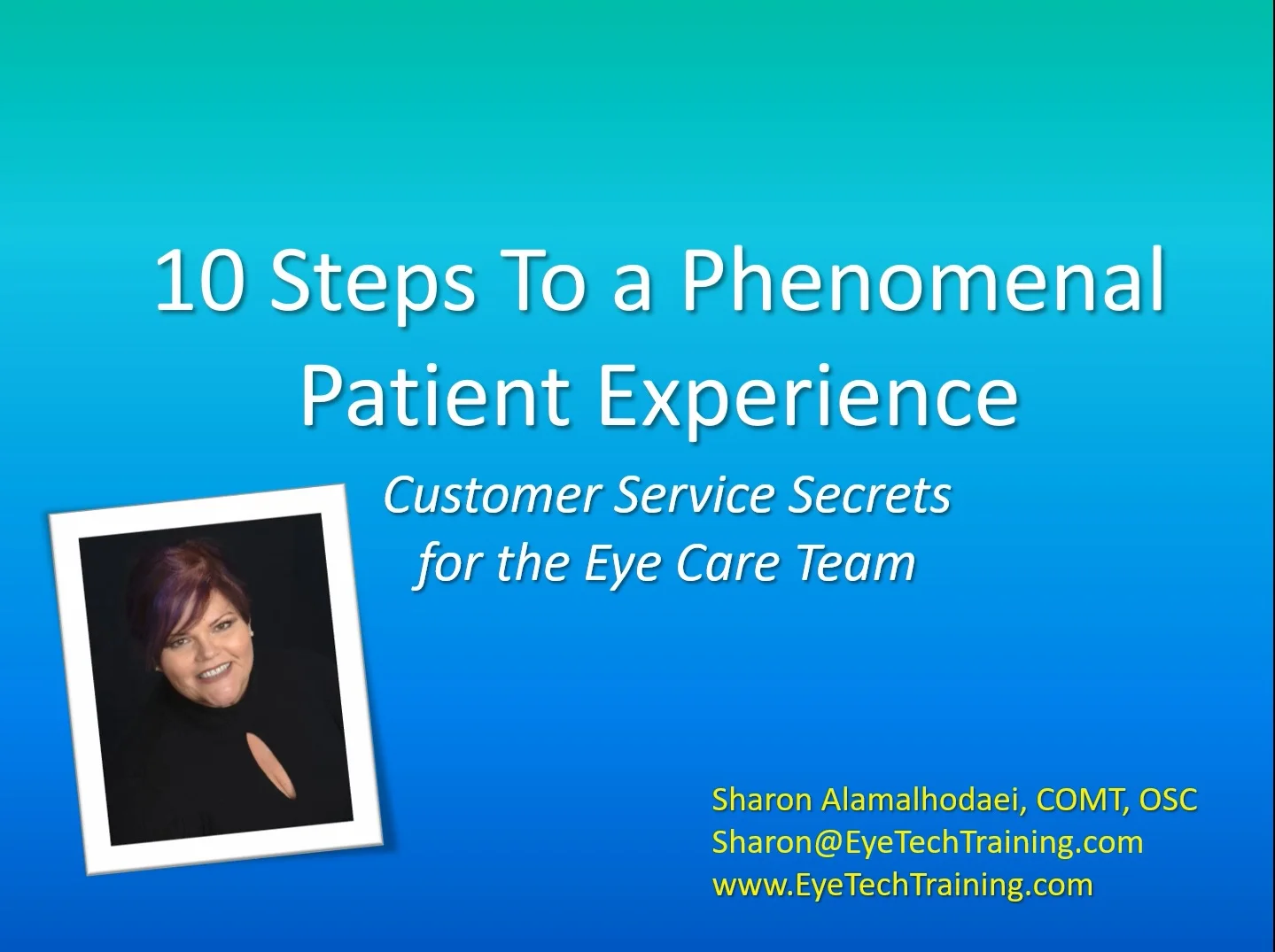 Online Courses — Eye Tech Training