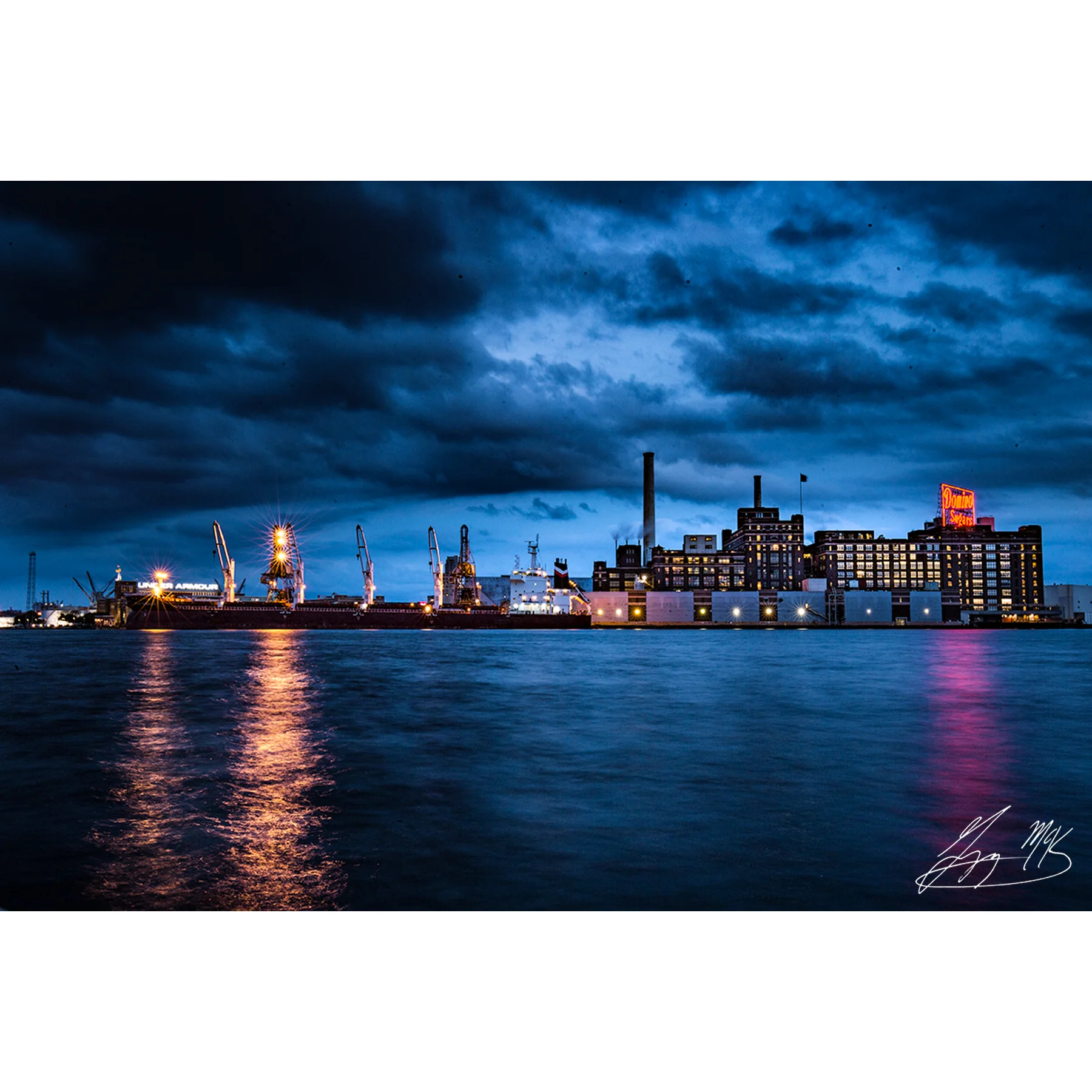 Deep blue across the Harbor — Gregory McKay Photography