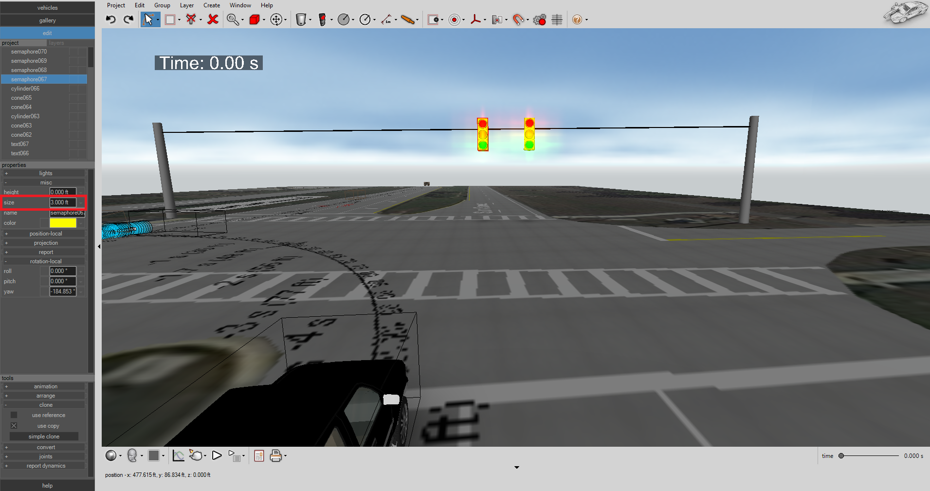 Enhanced Traffic Signal Light Functionality — Virtual CRASH