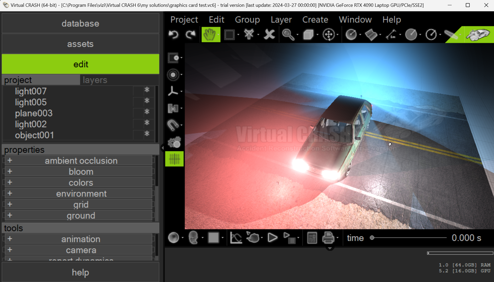 VC6 Hardware Check — Virtual CRASH