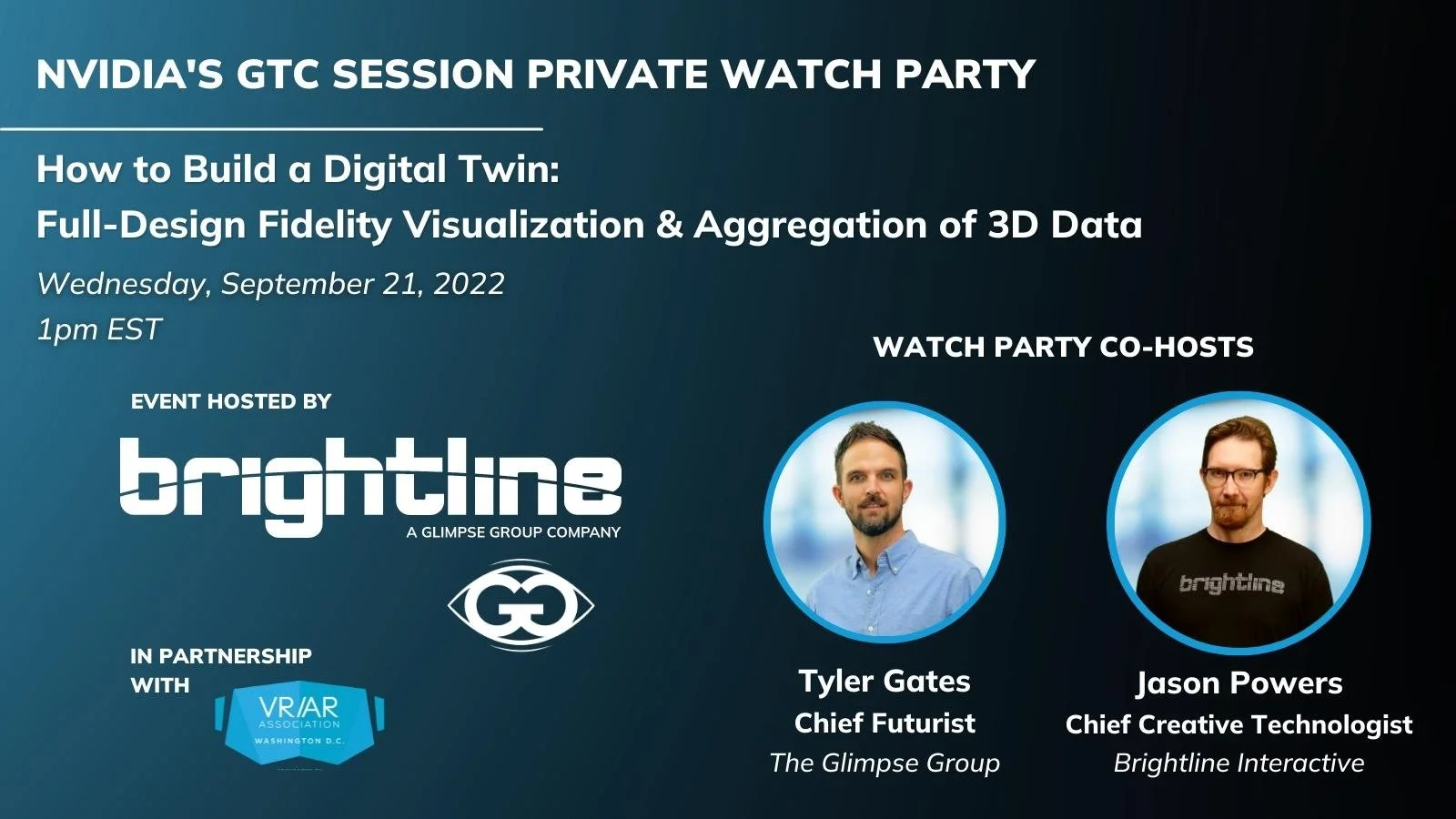 VRARA DC Chapter Event: NVIDIA GTC Private Watch Party — VR/AR ...