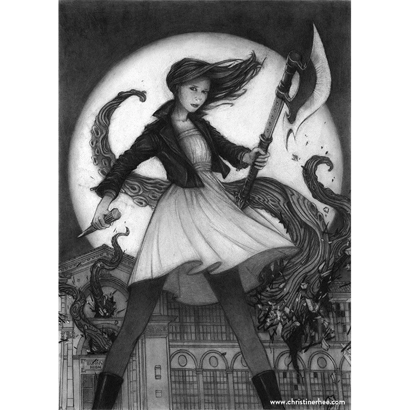 Buffy the Vampire Slayer 20 Years (Original) — CHRISTINE RHEE