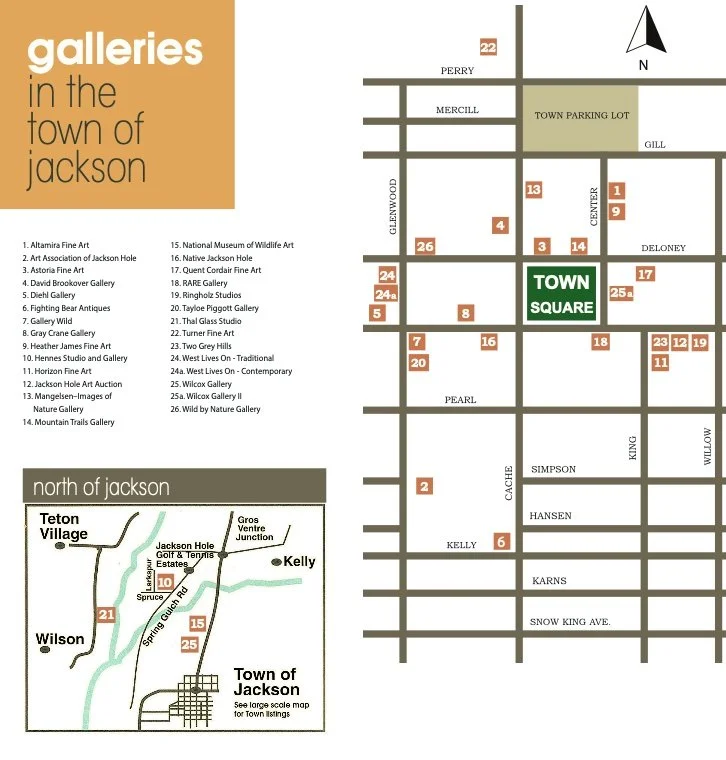 Map — Jackson Hole Gallery Association