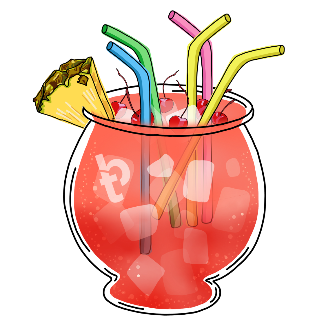 Cartoon Punch Bowl