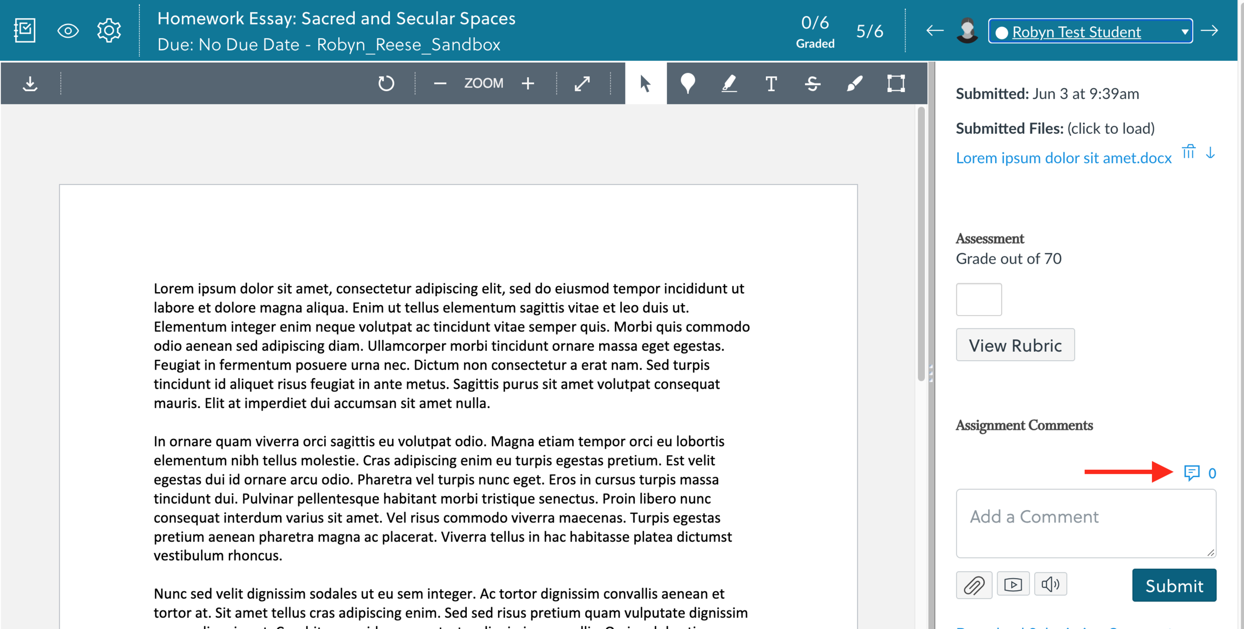 SpeedGrader Comment Libraries Canvas New Feature Release June 19 speedgrader-comment-libraries-canvas-new-feature-release-june-19