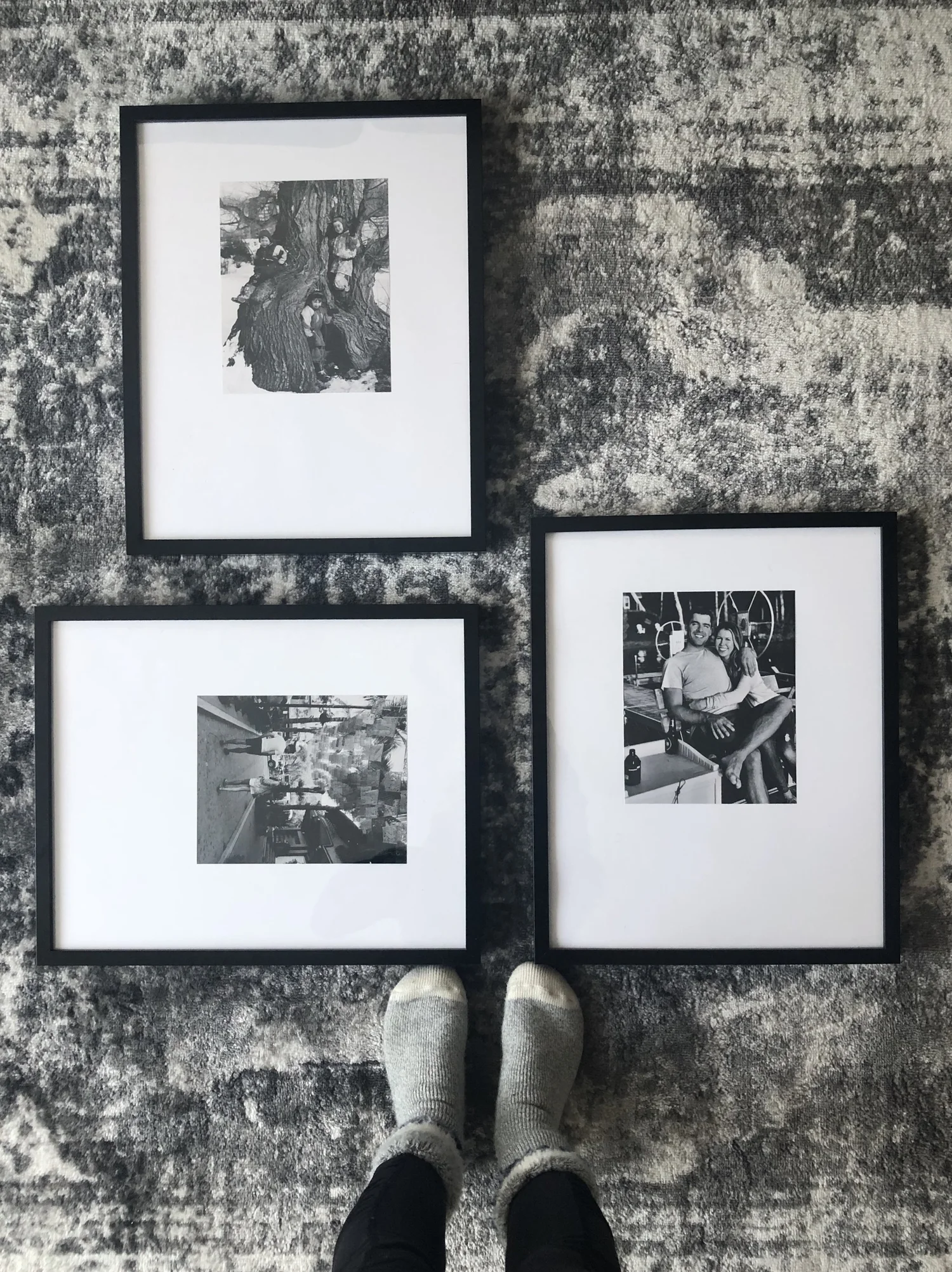 Wall Framing - Custom Matts and Thin Black Frames — The Pretty Feed