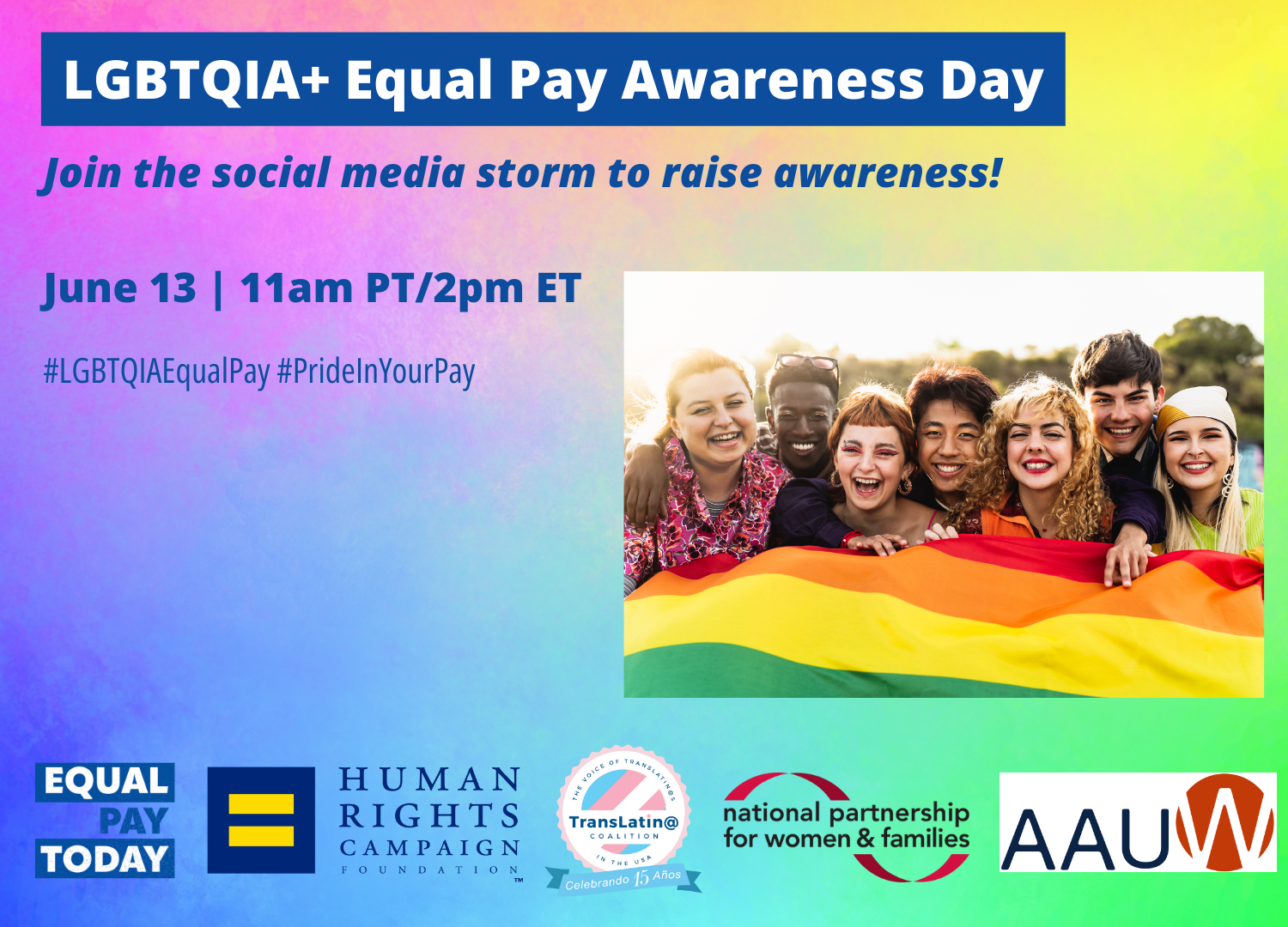 LGBTQIA+ Equal Pay Awareness Day — Equal Pay Today