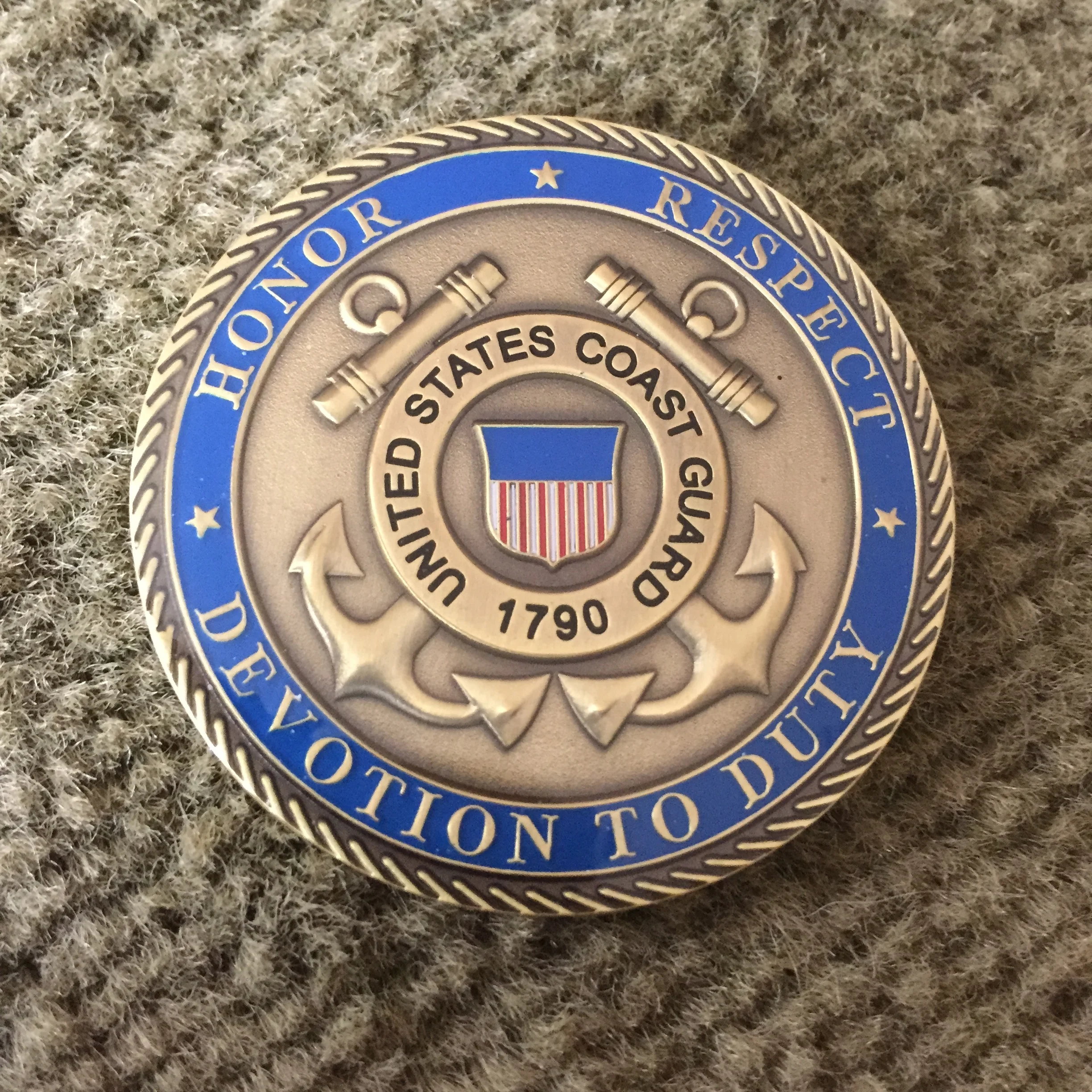 Rear Admirals Lower Half — U.S. Coast Guard Challenge & Command Coins