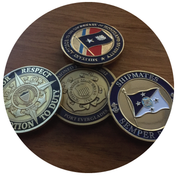 U.S. Coast Guard Challenge & Command Coins