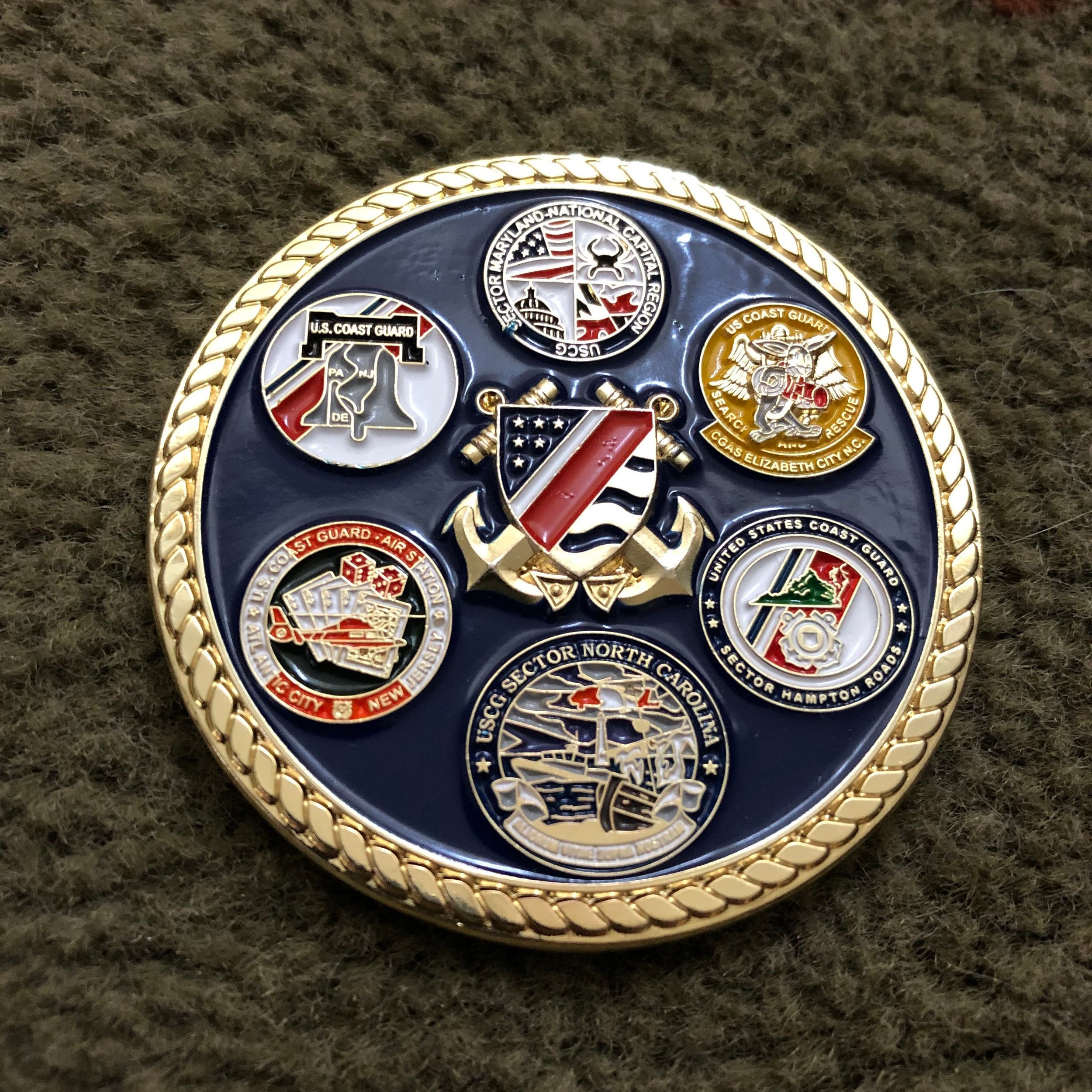 Rear Admirals Upper Half — U.S. Coast Guard Challenge & Command Coins