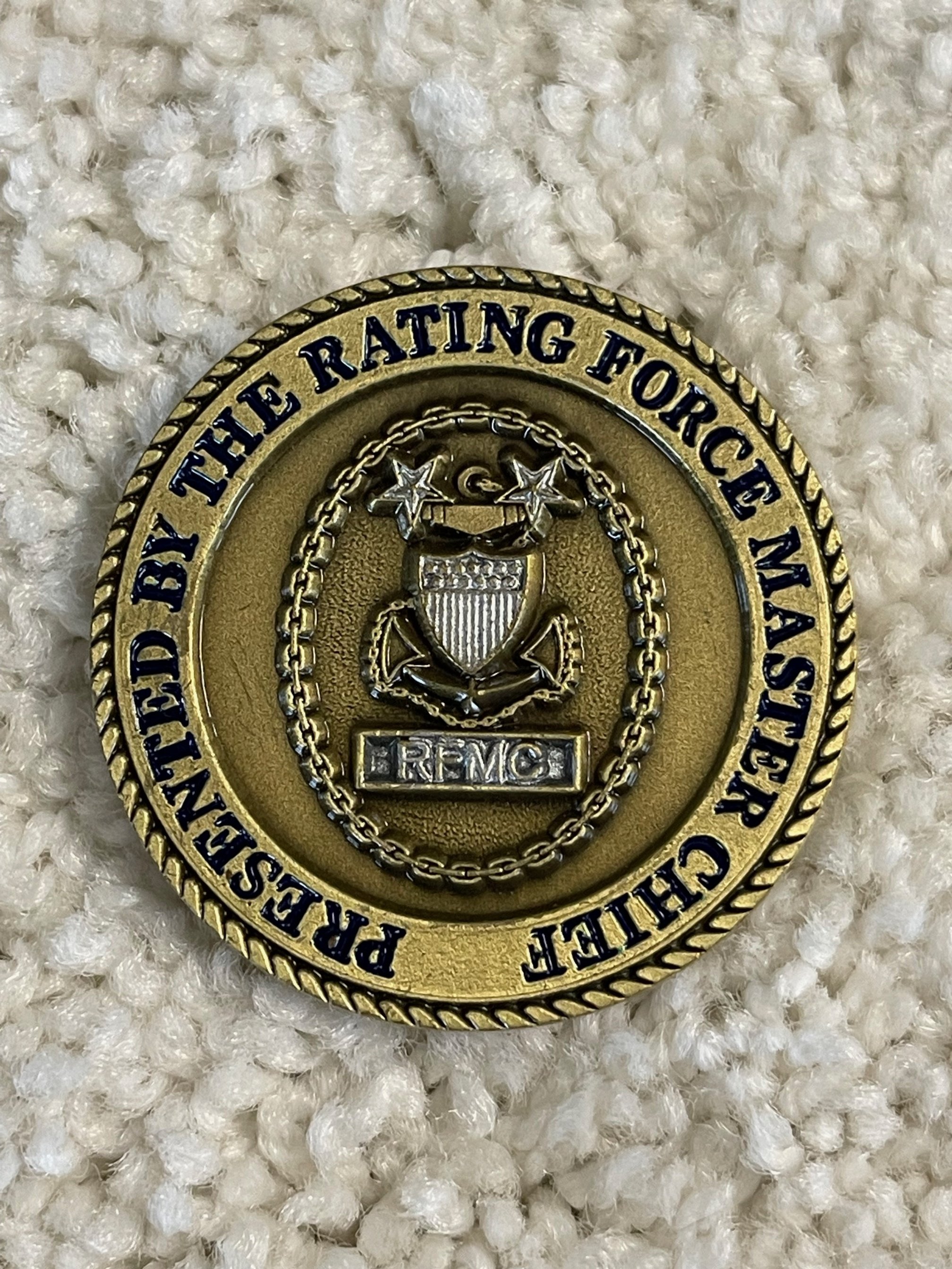 Rating Force Master Chiefs — U.S. Coast Guard Challenge Coins