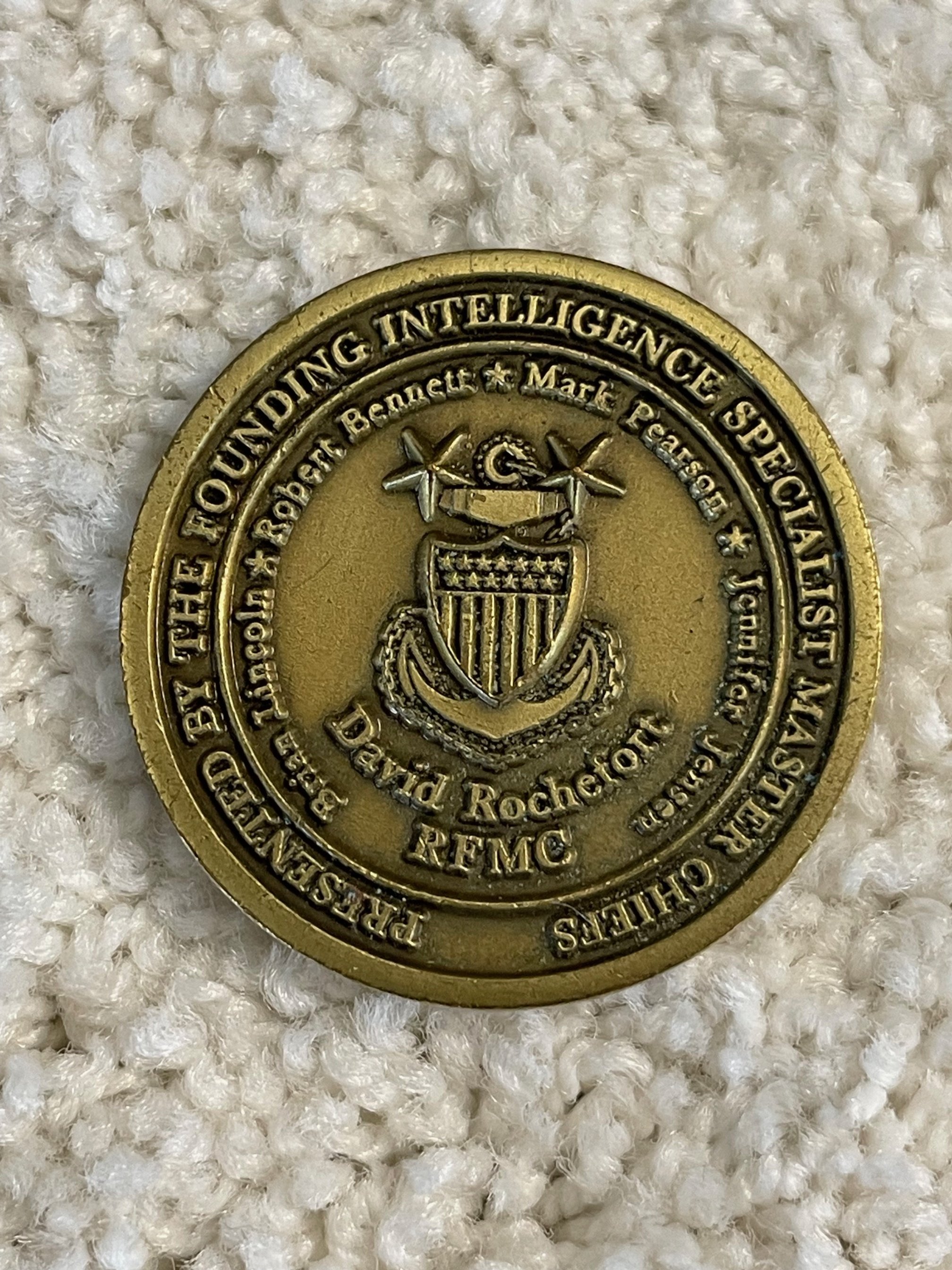 Rating Force Master Chiefs — U.S. Coast Guard Challenge Coins